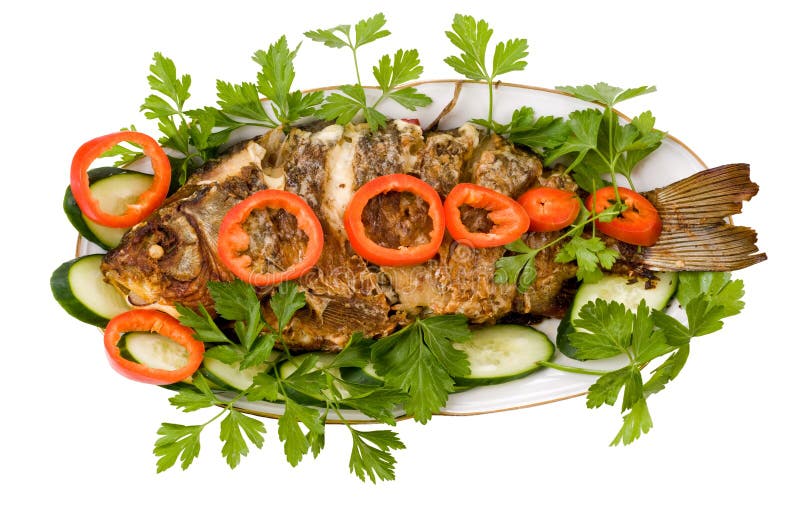 Fish Barbecue. stock image. Image of meal, prepared, dinner - 7093843