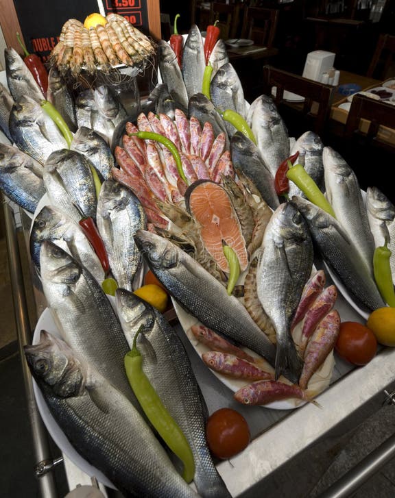 Fish bench stock photo. Image of food, vendor, market - 12361704