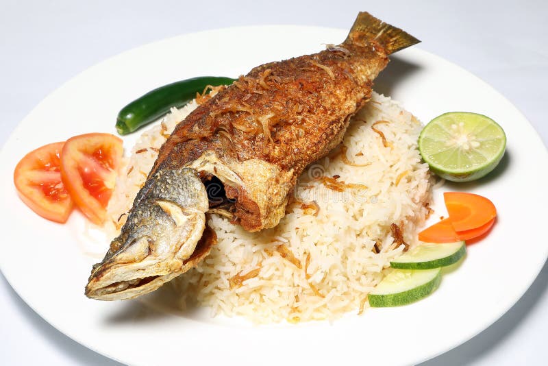 Fish biryan stock image. Image of background, cuisine - 92168153