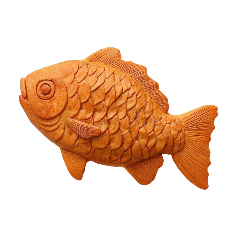 Fish Biscuit or Cookie on Transparent Background - Ai Generated Stock ...