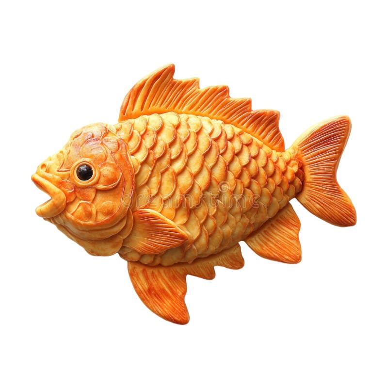 Fish Biscuit or Cookie on Transparent Background - Ai Generated Stock ...