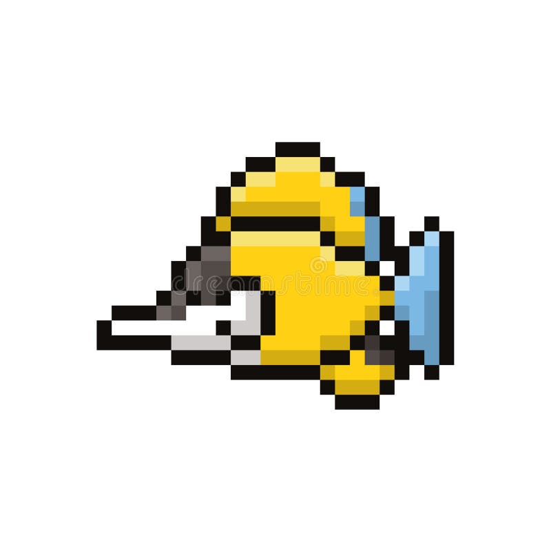 Fish 8-bit Vector Illustration. Vector Illustration Decorative Design ...
