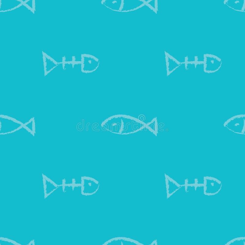 Repetitive Fish Design Stock Illustrations – 294 Repetitive Fish Design ...