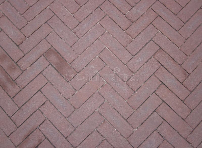 Fish Bone or Herring Bone Pattern of the Pavement 2 Stock Image - Image ...