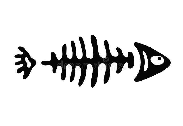 Fish Bone Head Stock Illustrations – 3,192 Fish Bone Head Stock ...
