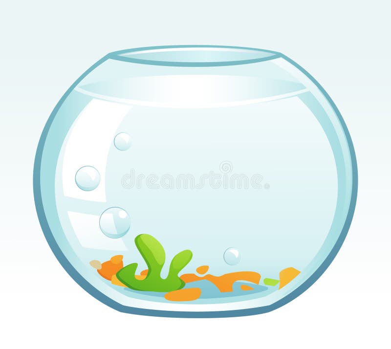 Fish Bowl Without Fish With Water
