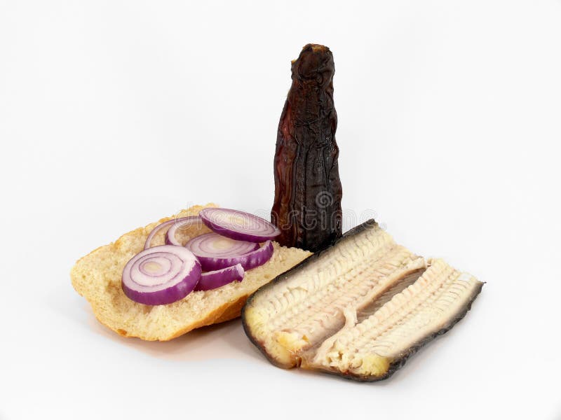 Fish bread rolls stock photo. Image of delicacy, smoked - 37720358