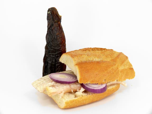 Fish bread rolls stock image. Image of fishes, roll, smoked - 37720747