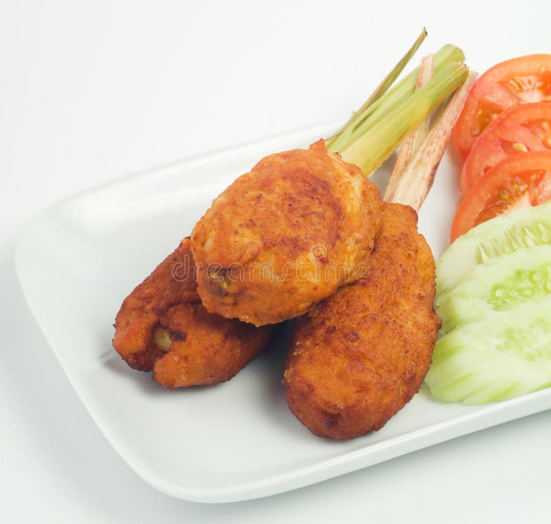 Fish Cake, Asia Food, Bali, Malaysia. Stock Photo - Image of appetizer ...