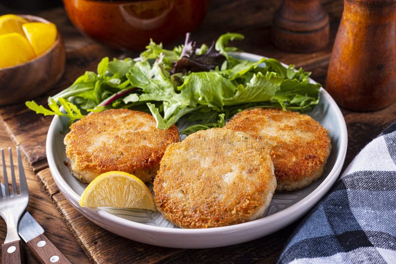 Fish Cakes with Vegetables stock image. Image of produce - 5827505