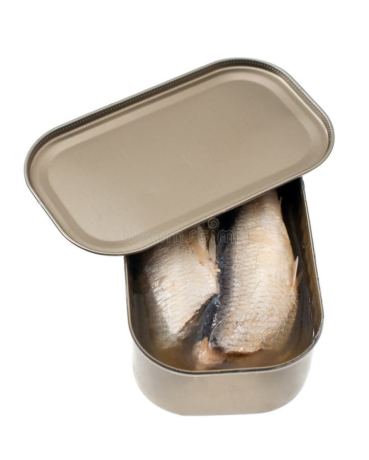 Opened Fish Can stock photo. Image of background, garbage - 4376968
