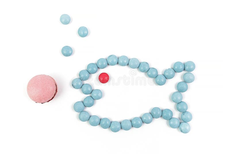 Fish candy stock photo. Image of concept, macaron, ocean - 53166376