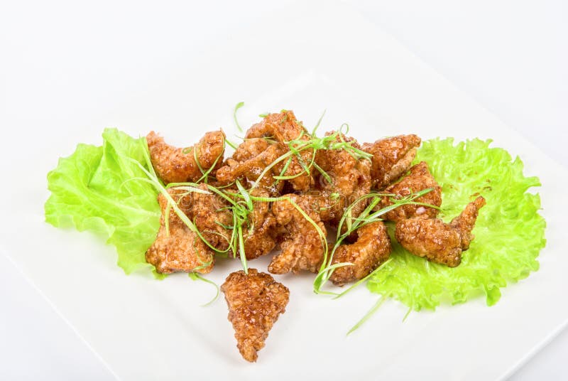 Fish caramel stock photo. Image of greens, herbs, calories - 12385084