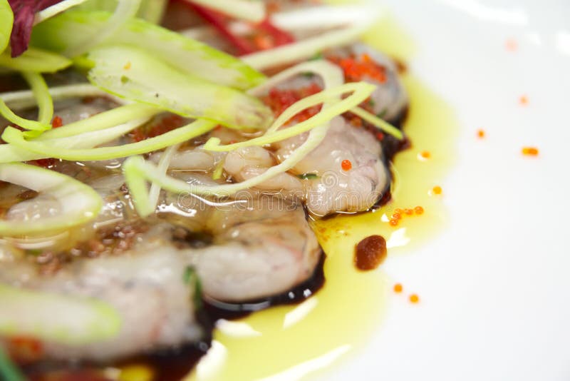 Fish carpaccio stock image. Image of restaurant, diet - 11648857