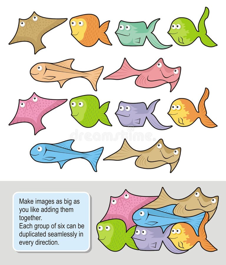 Fish cartoons stock vector. Illustration of cartoon, vector - 21091716