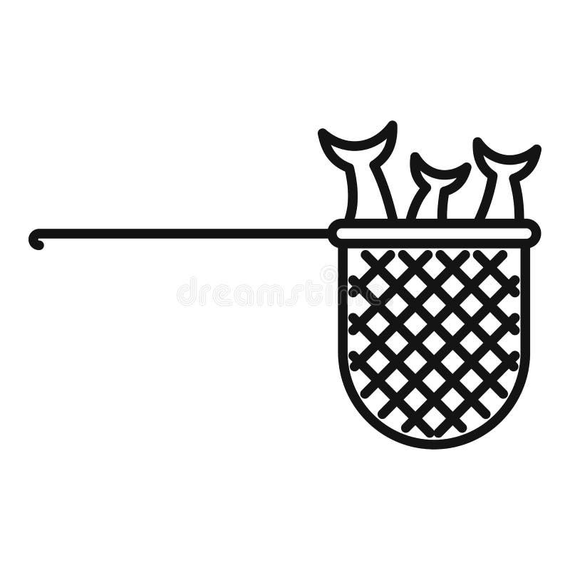 Fishing Net Icon Outline Style Stock Illustrations – 193 Fishing Net ...