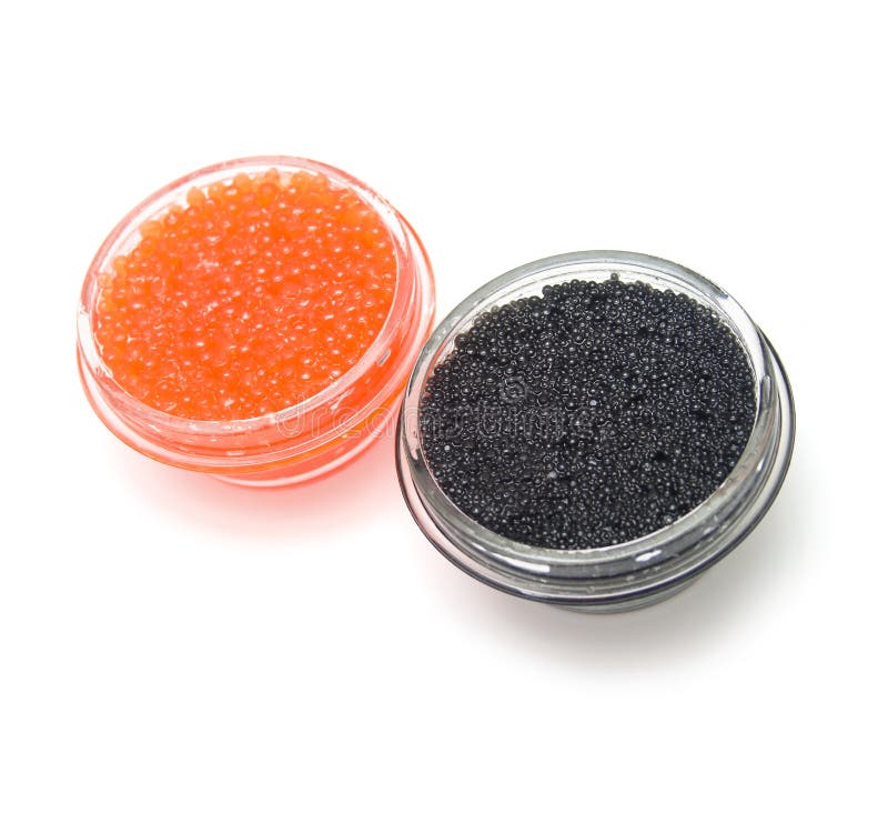 Fish Caviar in the Open Glass Stock Image - Image of product, sandwich ...