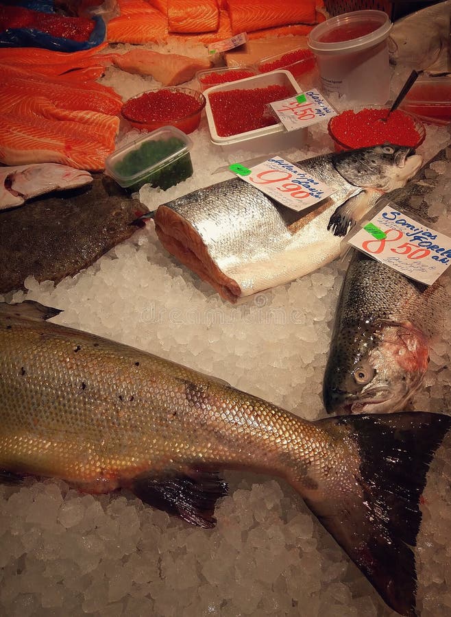Fish & Caviar stock photo. Image of marketplace - 105956162