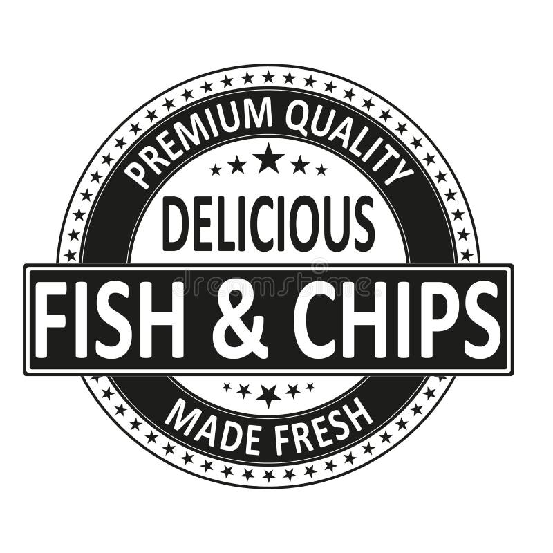 Fish And Chips Black Premium Quality Delicious Made Fresh Isolated ... Fish And Chips Black Premium Quality Delicious Made Fresh Isolated ...