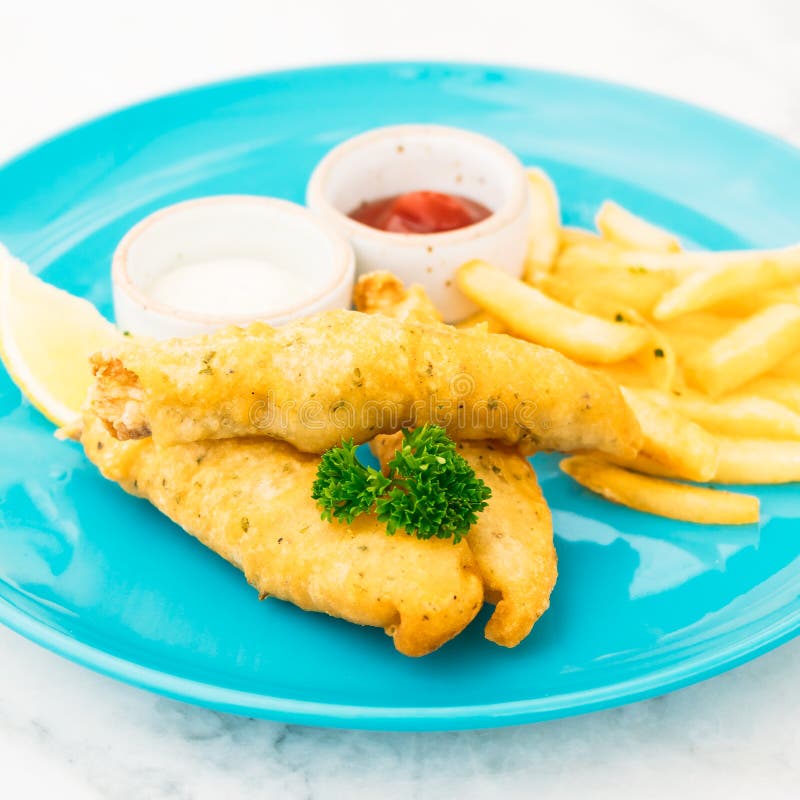Fish and chips stock image. Image of lunch, away, seafood - 106185199