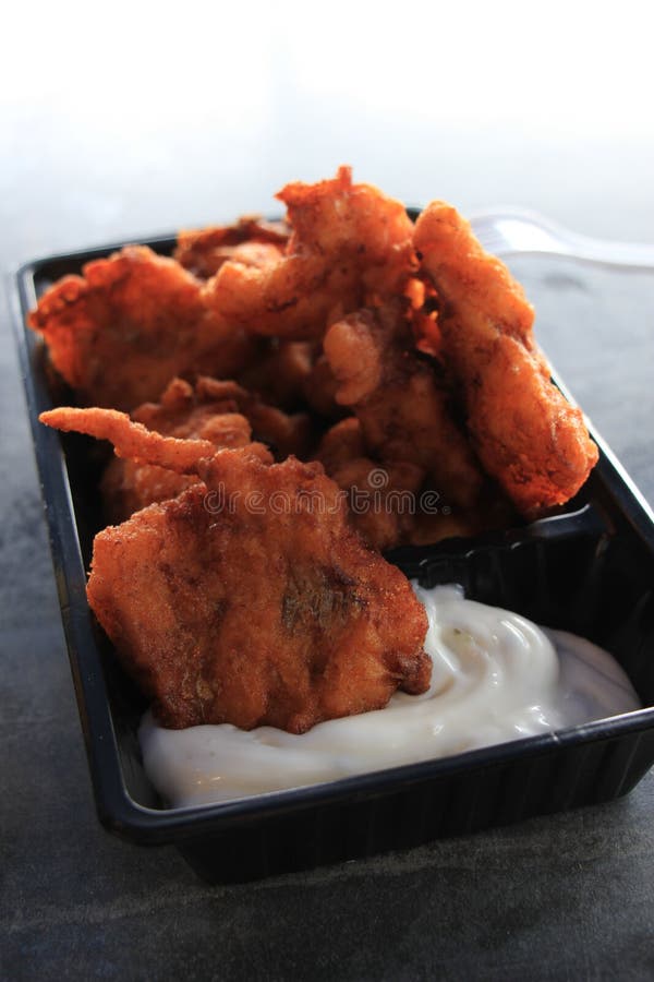 Fish and chips stock photo. Image of ravigote, restaurant - 89796316