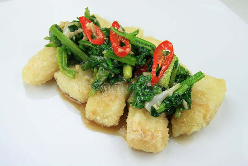 Cod Fish Chop on Tomato stock image. Image of grilled - 146826797