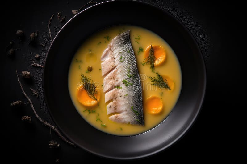 Fish Cod Fillet, Codfish Meal, Halibut Meat, Abstract Generative AI ...