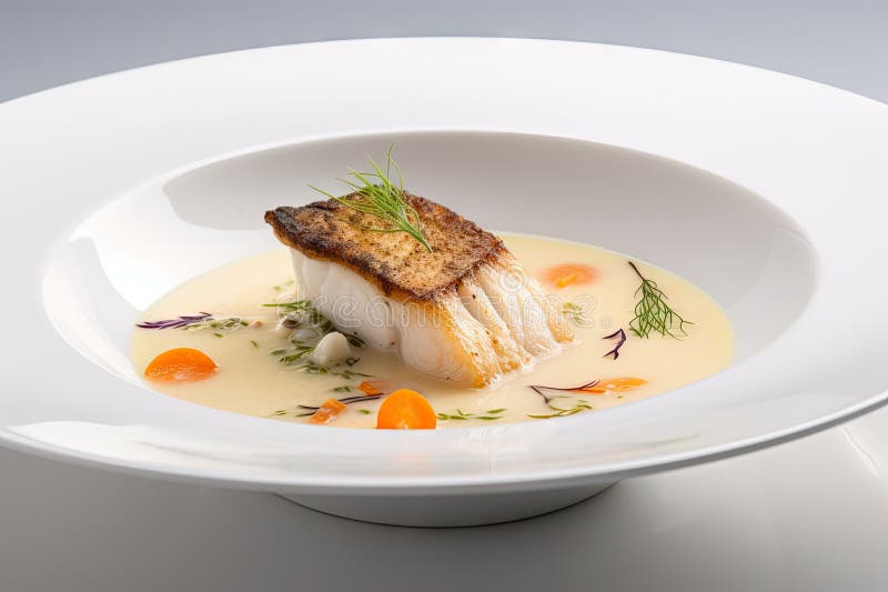 Fish Cod Fillet, Codfish Meal, Halibut Meat, Abstract Generative AI ...