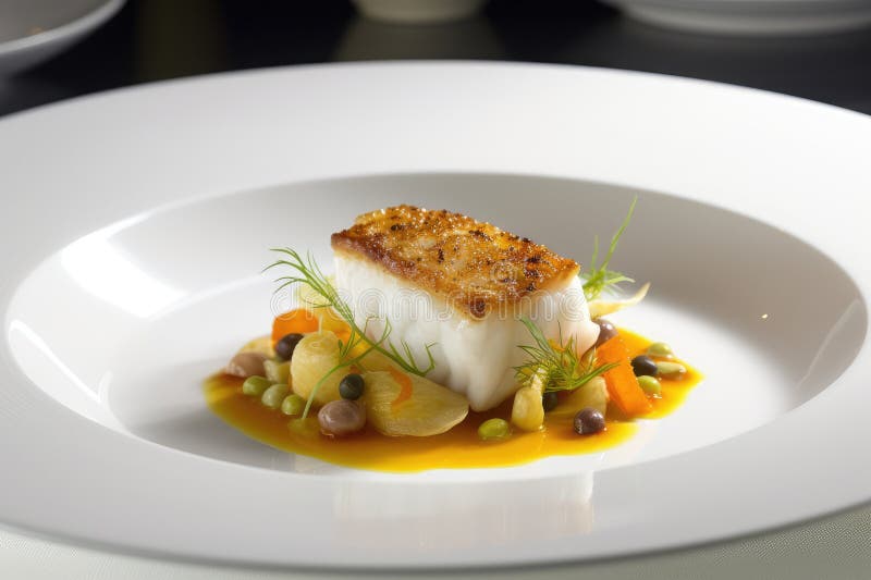 Fish Cod Fillet, Codfish Meal, Halibut Meat, Abstract Generative AI ...