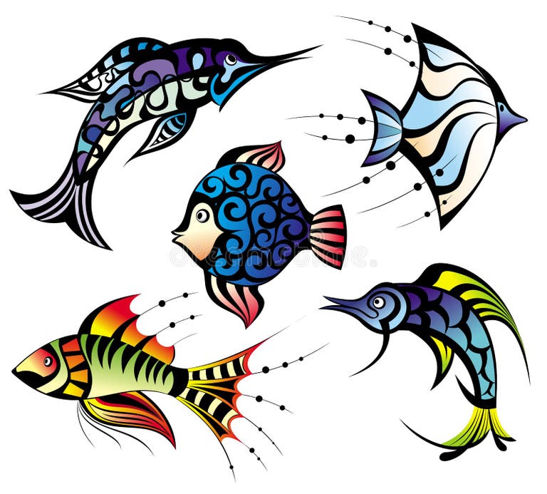 Water Paint Fish Stock Illustrations – 10,546 Water Paint Fish Stock ...