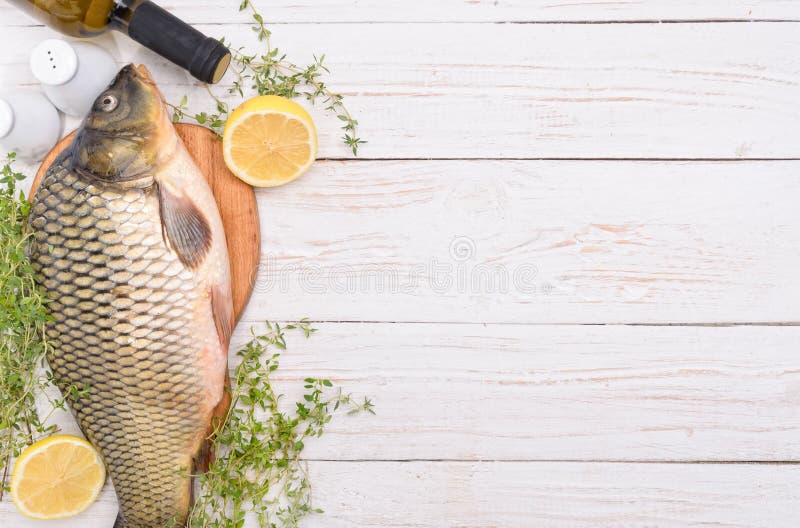 Fish. Cooking concept. stock photo. Image of meal, diet - 55855048