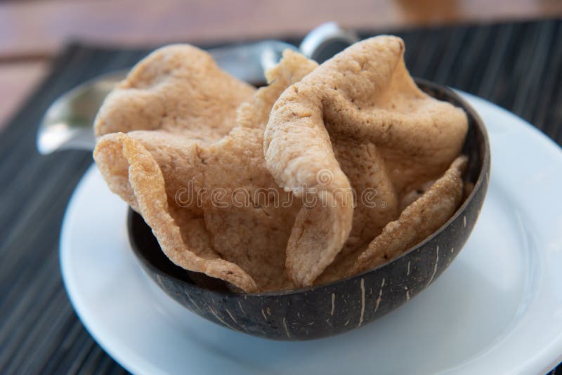 Fish Cracker stock image. Image of chip, shrimp, appetizer - 216509125