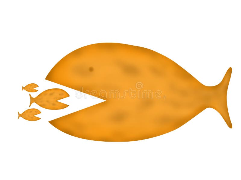 Fish Crackers Illustration stock illustration. Illustration of snack ...