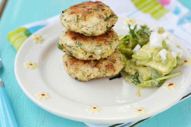 Cod Fish Croquette Appetizer Stock Image - Image of appetizer, cook ...