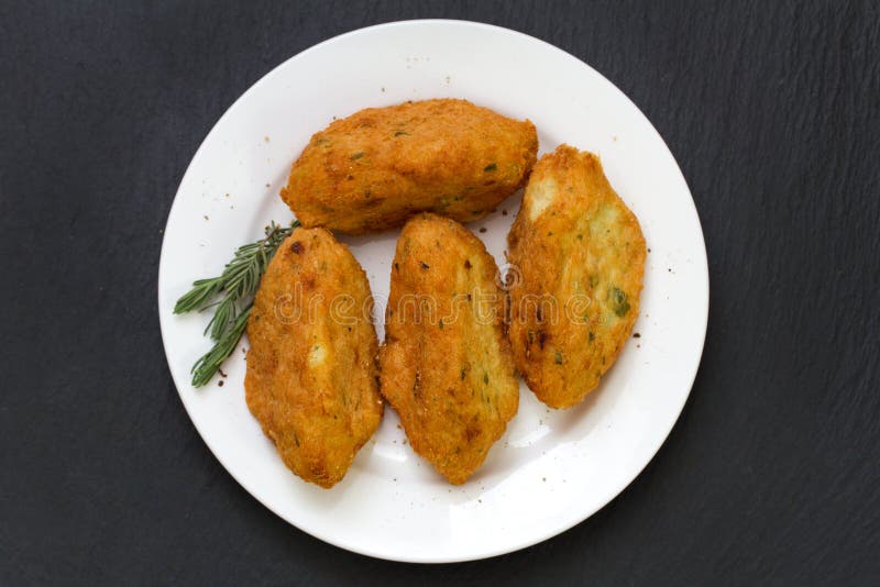Portuguese Cod Fish Croquettes Stock Image - Image of color, bolos ...
