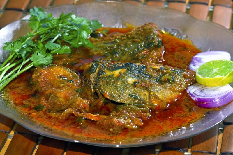 Fish curry stock image. Image of grilled, fish, board - 48711835