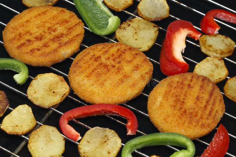 Fish cutlet stock image. Image of sauce, lunch, vegetable - 11743965