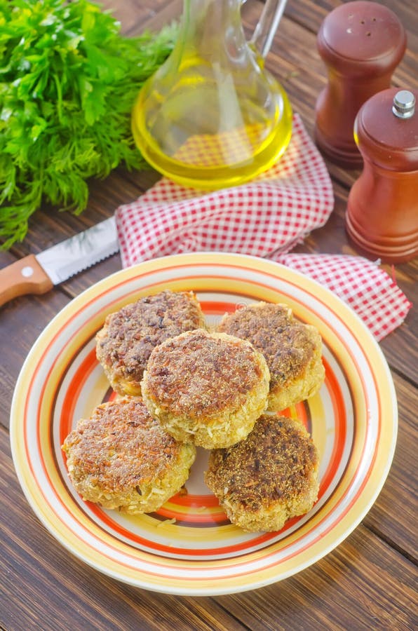 Fish cutlets stock photo. Image of dinner, dish, meal - 34281738