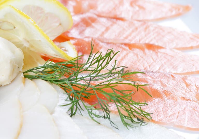 Fish cuts stock image. Image of closeup, herring, lemon - 11492489