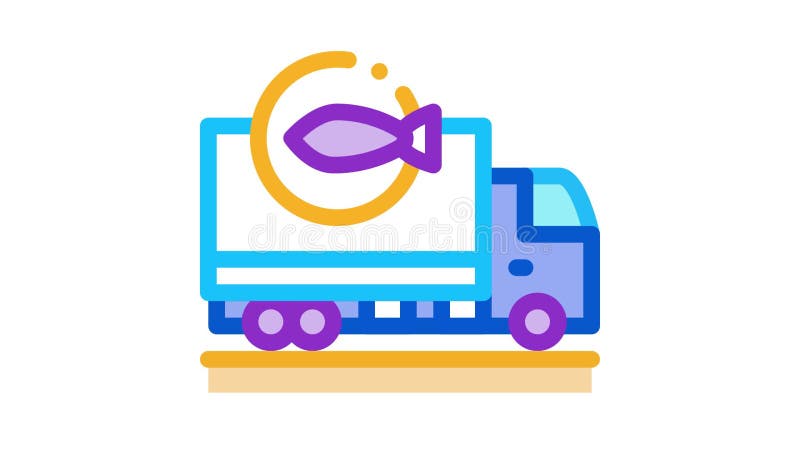 Delivery Icon Animation for Motion Graphics and Business and Startup ...