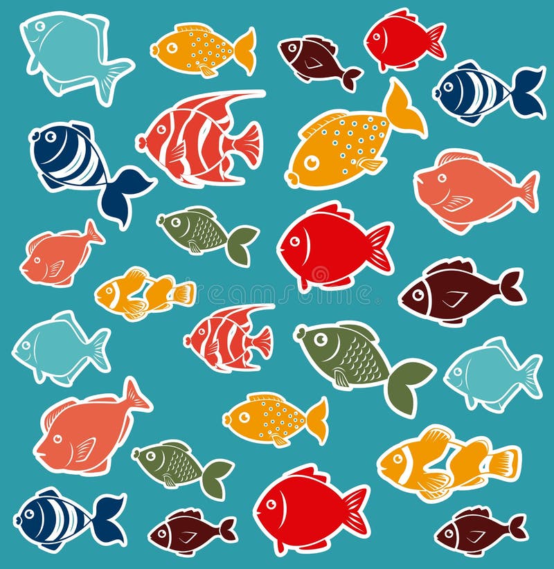 Fish design stock vector. Illustration of graphic, vector - 42487658