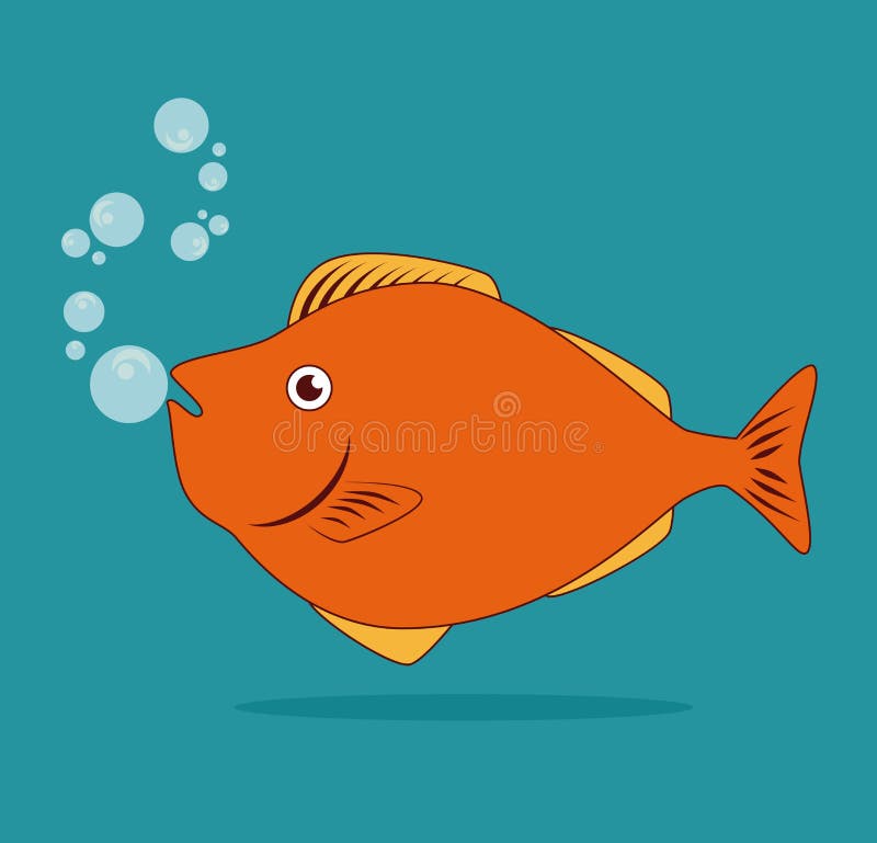 Fish design stock vector. Illustration of design, aquatic - 42487888