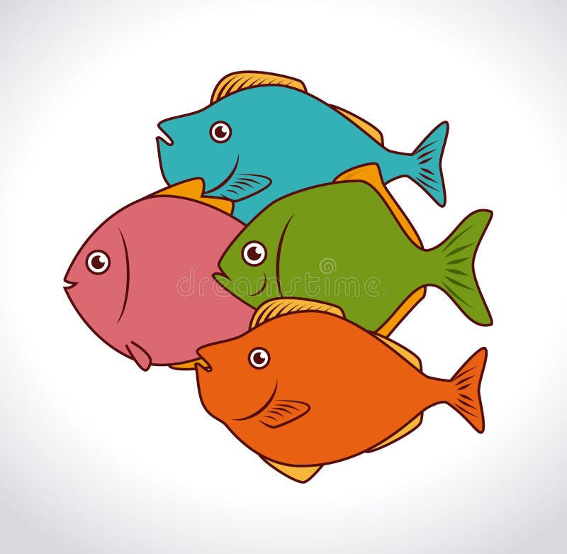 Fish design stock vector. Illustration of ocean, graphic - 42487755