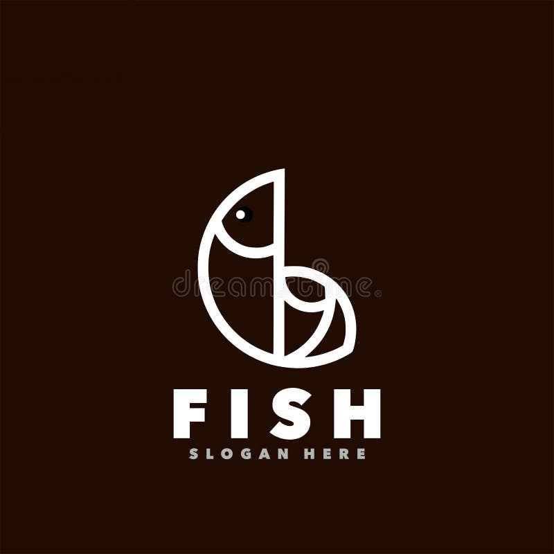 Fish simple logo stock vector. Illustration of unique - 287042863