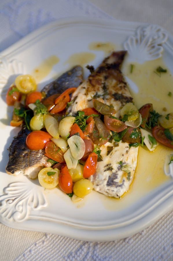 Fish dinner stock photo. Image of oyster, crawfish, crustacean - 7401860