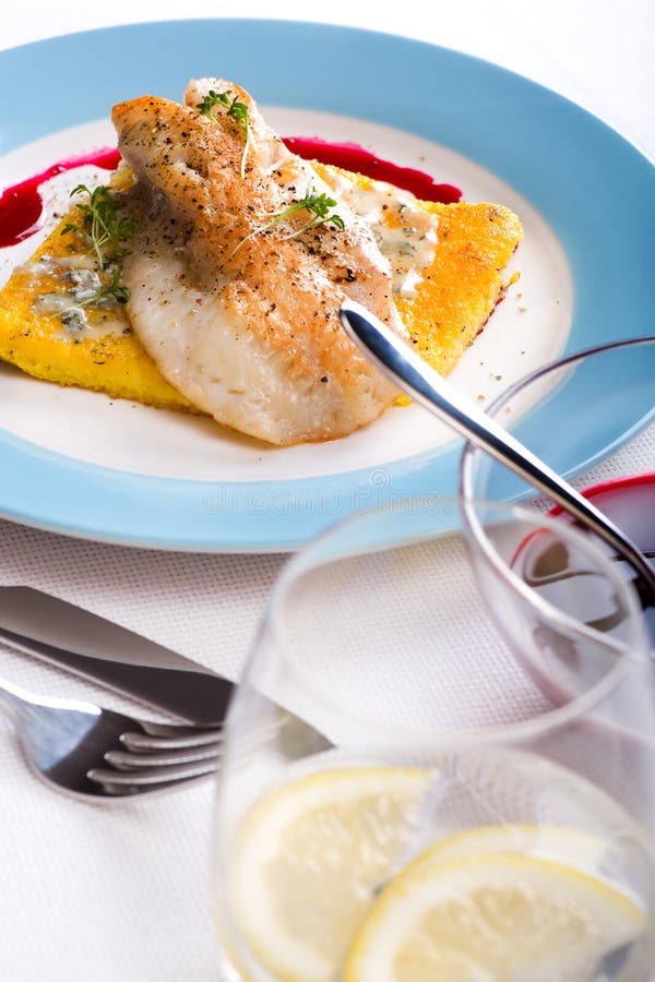 Fish dish stock photo. Image of prepared, plate, food - 10459770