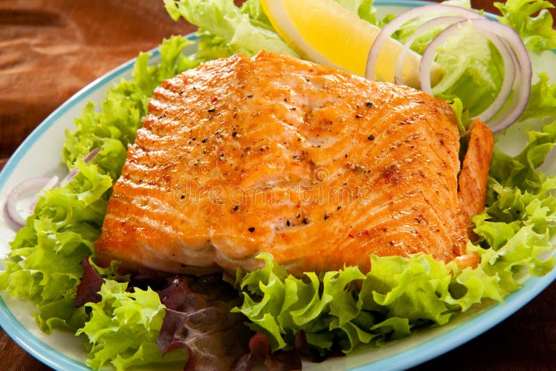 Fish dish stock photo. Image of grill, meat, delicious - 16425520