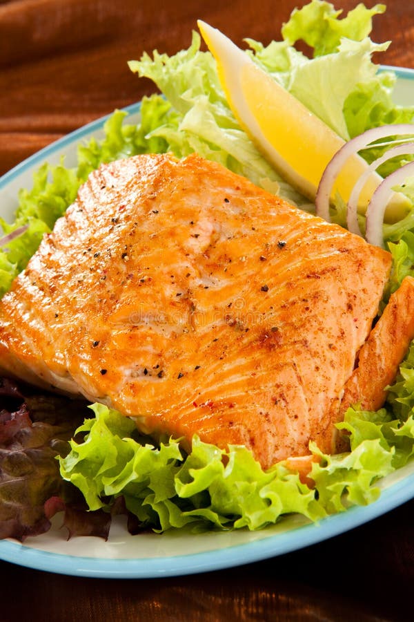 Fish dish stock photo. Image of grill, meat, delicious - 16425520