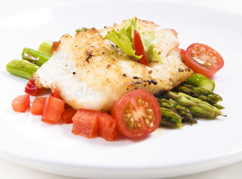 Fish dish stock photo. Image of food, fillet, fried, eating - 22135736