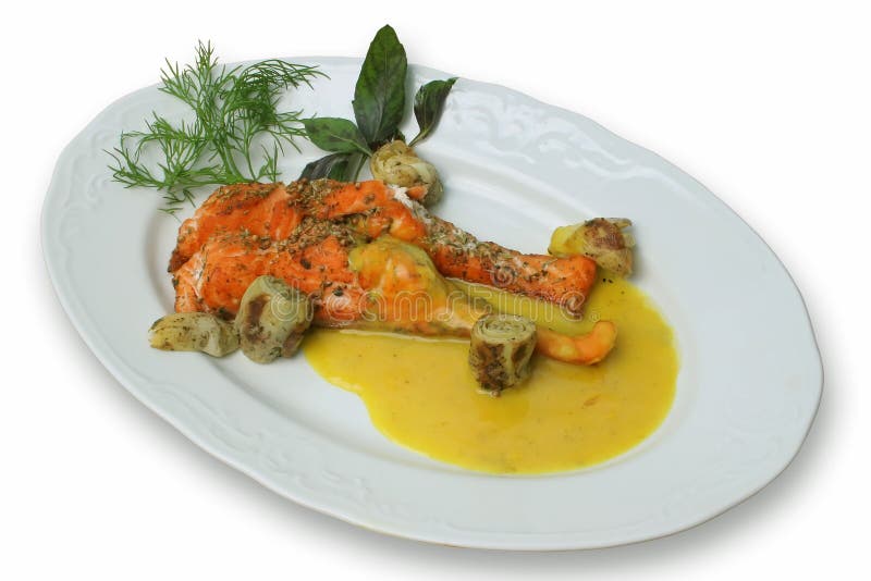 Fish dish stock photo. Image of dish, dinner, tasty, restaurant - 22840402